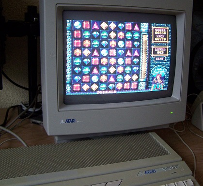 BeGEMeD, The Atari Gem Puzzle game.